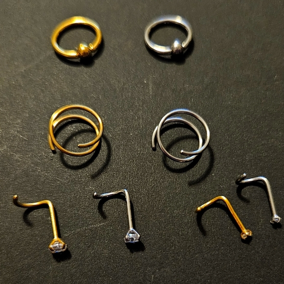 Jewelry | Nose Ring Set | Poshmark